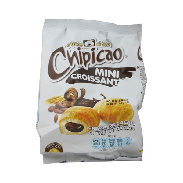 Mini croissant chocolate chipicao