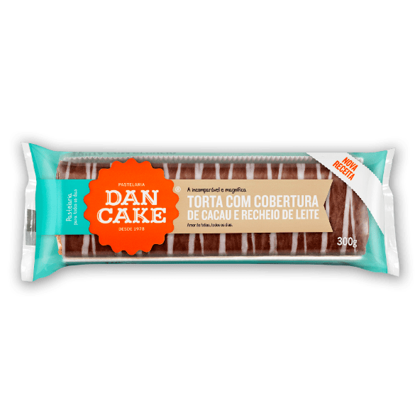 Cocoa and milk dancake pie